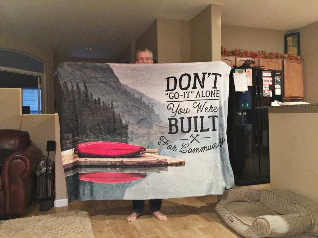 Built For Community Blanket - Christian Fleece Blanket ...